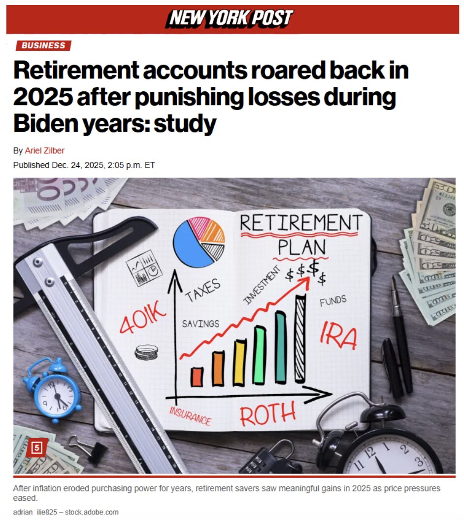 401(k)s Are OK, Again – Steve Moore